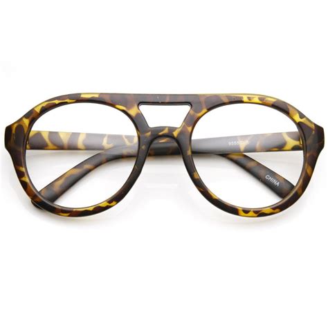 Matte Tortoise Aviator Glasses Eyewear Glasses Frames Hipster Eyewear