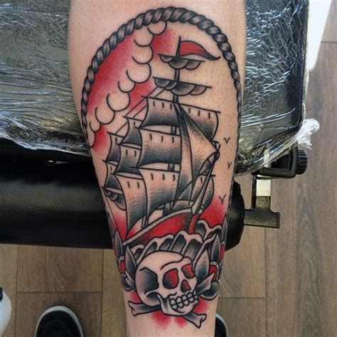 Traditional Ship Tattoos