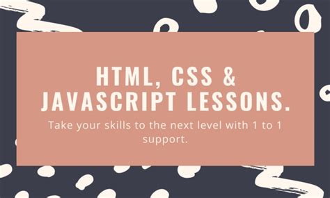 teach you html css and javascript by building projects together by ryantalbotie fiverr