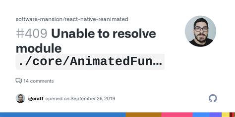 Unable To Resolve Module Core AnimatedFunction From Node Modules