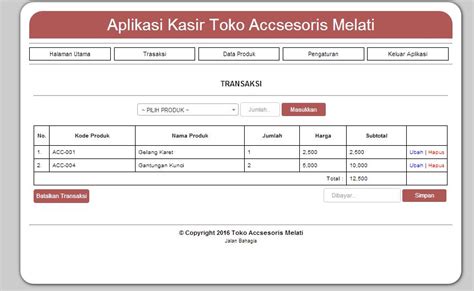 contoh program kasir dengan php tutorials risksoftsoftbox 65892 hot sex picture