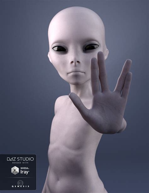 Grey Alien For Genesis 3 Female Grey Alien Alien Alien Art