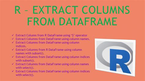 r extract columns from dataframe spark by {examples}