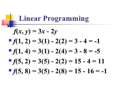 3 4 linear programming