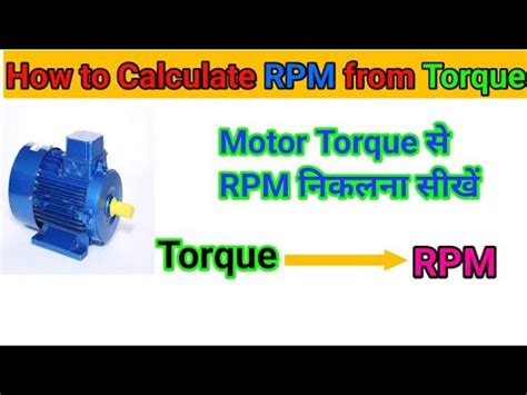 How To Calculate RPM From Torque YouTube