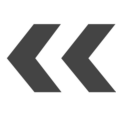 Two Arrow Left Vector SVG Icon SVG Repo
