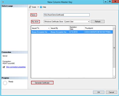 How To Configure Always Encrypted In SQL Server 2016 Using SSMS