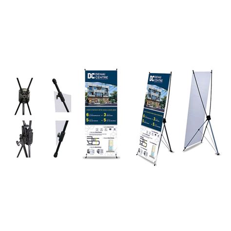 Jual Paket Cetak Y BANNER Penyangga Tiang Cetak Bahan Albatros