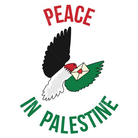 Gambar Burung Pembawa Pesan Perdamaian Di Palestina Perdamaian