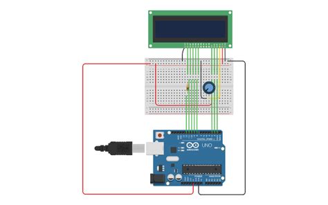 Circuit Design Lcd Hello World Tinkercad