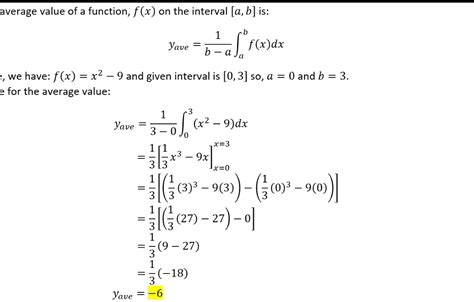 [solved] find the average value of the function f x x 9 on [0 3] course hero