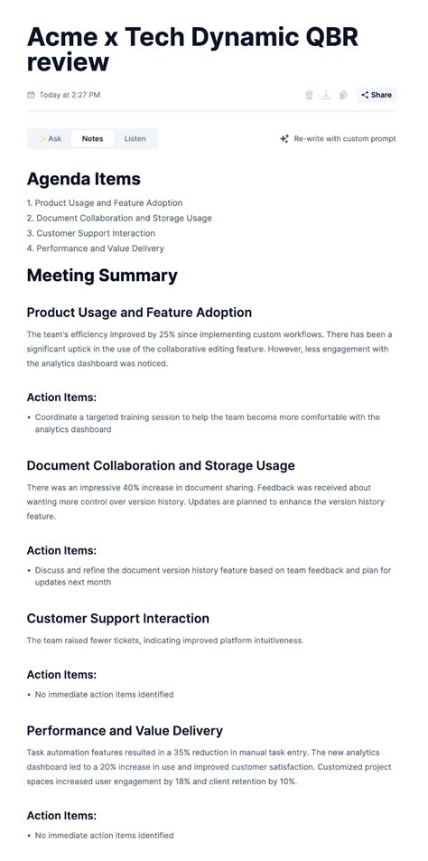 How To Write A Meeting Summary Guide With Examples And Templates Client