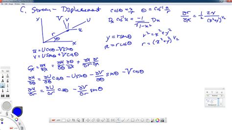 theory of elasticity lecture 31 strain displacement in polar coordinates youtube