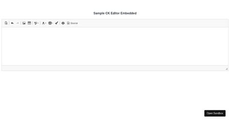 Ckeditor Vue Forked Codesandbox