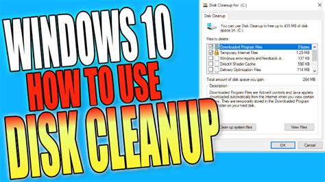 How To Use Disk Clean Up In Windows 10 ComputerSluggish