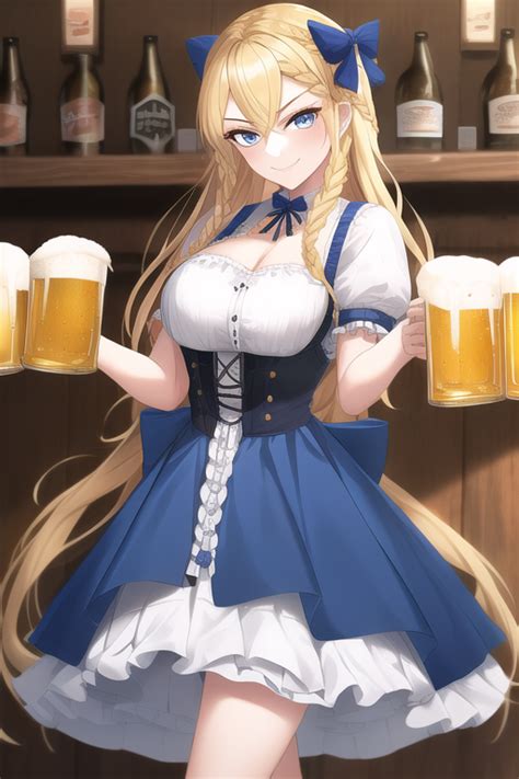 Long Blonde Braided Hair Blue Eyes Kind Smirk S By Varm209 On Deviantart