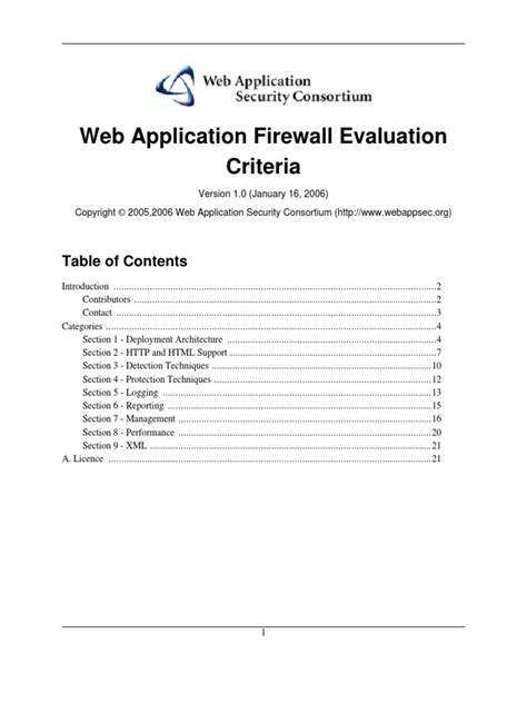 web application firewall evaluation criteria pdf transport layer security cookie