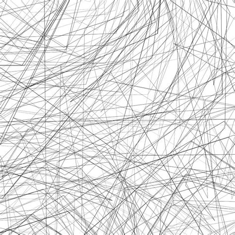 Geometric Pattern With Random Intersecting Lines Chaotic Rough Stock