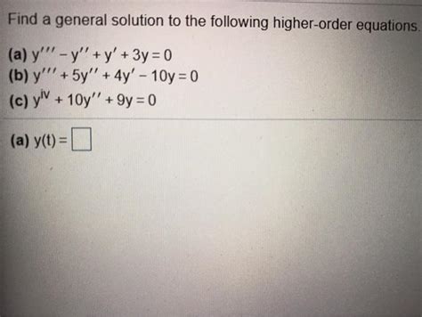 solved solve the given initial value problem y 8y