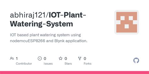Github Abhiraj121iot Plant Watering System Iot Based Plant Watering System Using