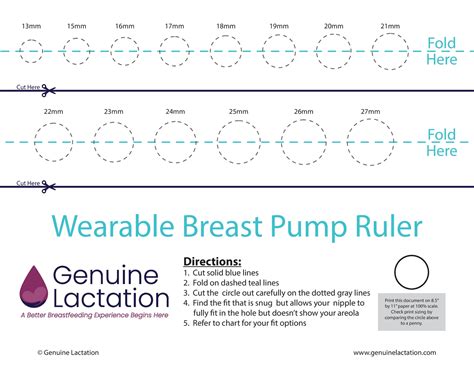 Flange Ruler Printable