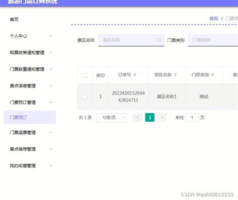 springboot vue旅游景区门票订购系统x59m3 基于vue spring boot的景点门票售卖系统设计与实现 csdn博客