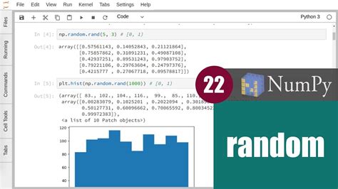 สอน numpy การสร้างตัวเลขสุ่มที่มี distribution แบบต่าง ๆ เช่น uniform normal youtube