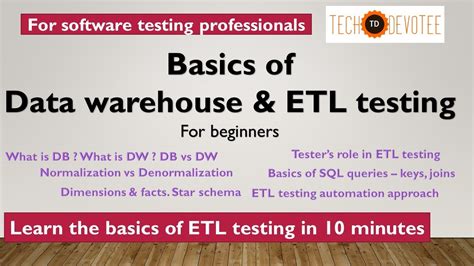 Top 20 ETL Testing Interview Questions Answers