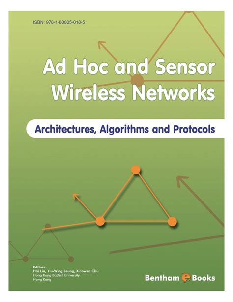 ad hoc and sensor wireless networks architectures algorithms and protocols