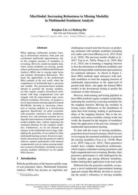 pdf missmodal increasing robustness to missing modality in multimodal sentiment analysis