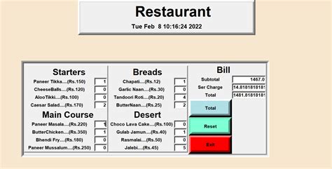 github tayademandar food order system a simple food ordering system made in python using tkinter