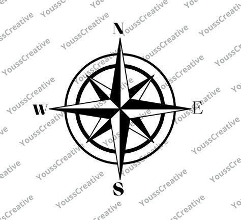 Compass Compass Svg Compass Rose Svg Nautical Compass Svg Etsy