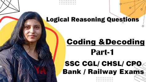 Logical Reasoning Coding And Decoding SSC CGL CHSL CPO Bank Exams