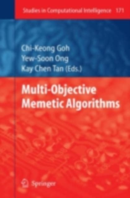 multi objective memetic algorithms 9783540880516 telegraph bookshop