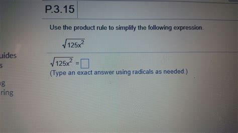 solved p 3 15 use the product rule to simplify the following