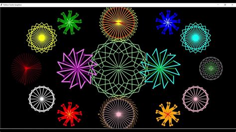 many beautiful designs using python turtle youtube