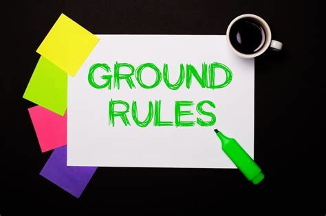 Ground Rules Council On Developmental Disabilities