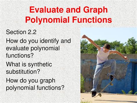 evaluate and graph polynomial functions ppt download