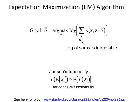 ppt hidden variables the em algorithm and mixtures of gaussians