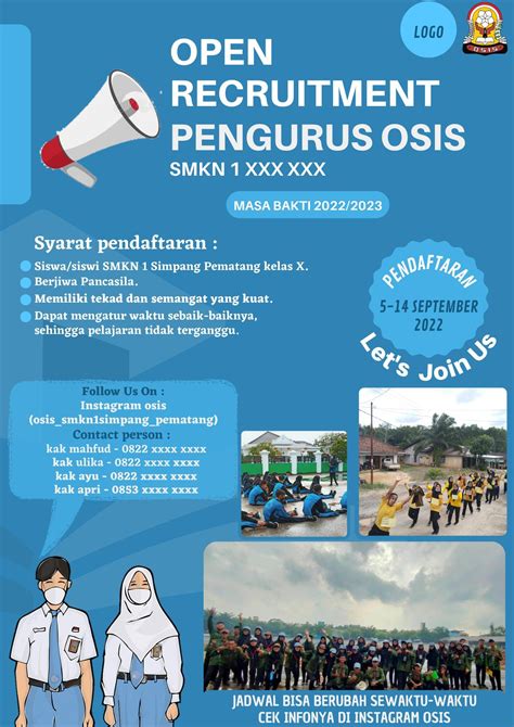 Open Recruitment In 2023 Desain Brosur Ekstrakurikuler Brosur