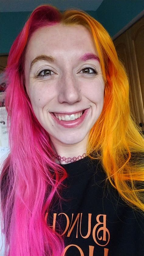 Just Showing Off My Split Dye Ive Always Wanted To Do It Rhairdye