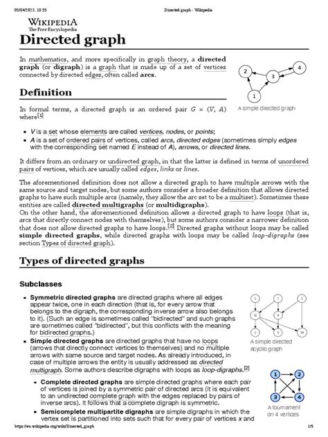 directed graph wikipedia pdf vertex graph theory mathematical concepts