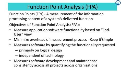 function point analysis youtube