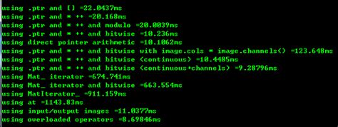Opencv 访问mat中像素的值的快速方法opencv Mat 像素 Csdn博客