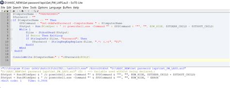 get password laps and error please help me or guide me autoit general help and support