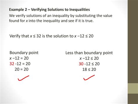 9 2 solving single step inequalities ppt download