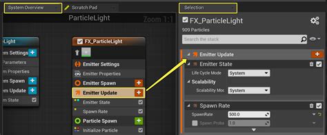 Create A Particle Light Unreal Engine Documentation