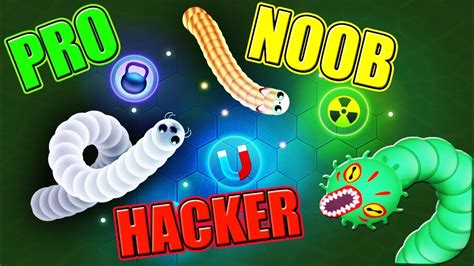 NOOB Vs PRO Vs HACKER Wormax Io Gameplay YouTube