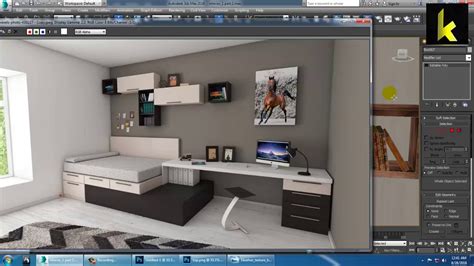 Tutorial On Modeling Texturing And Lighting An Interior In 3dsmax Using