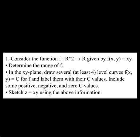 solved consider the function f r 2 rightarrw r given by